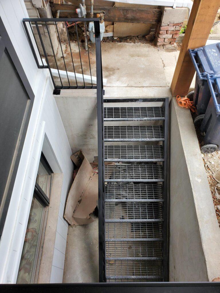 Metal Indoor Staircase in Toronto and GTA. Custom Steel Stairs