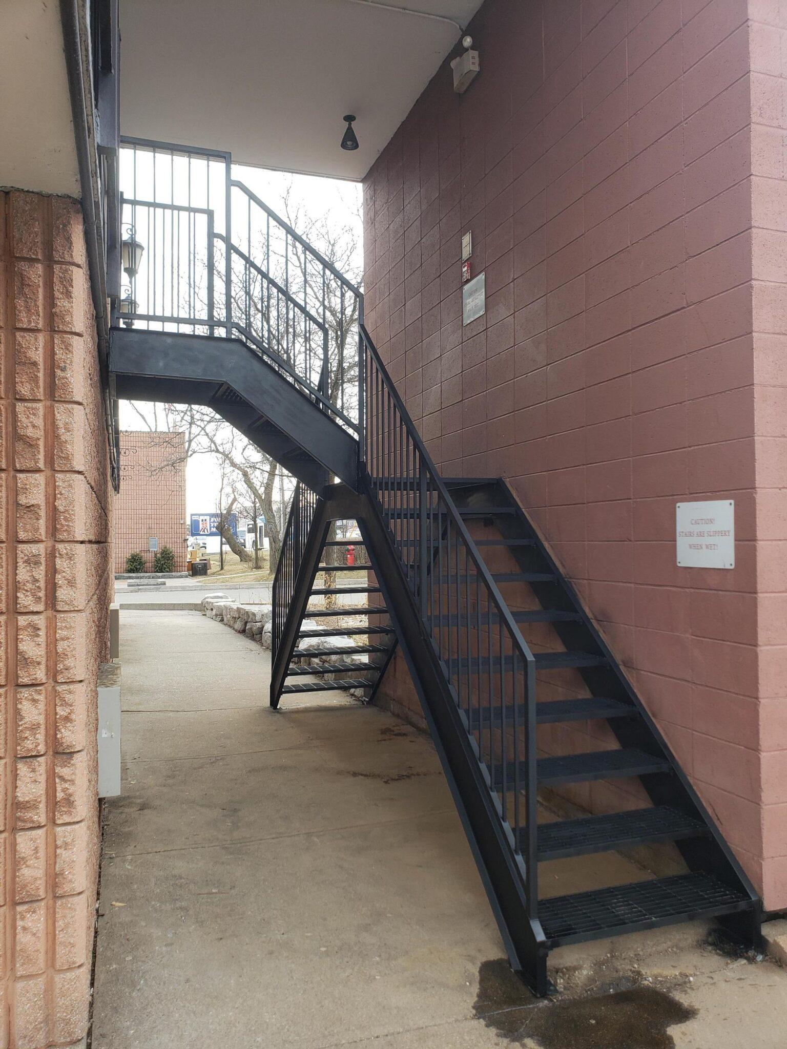 Metal Indoor Staircase in Toronto and GTA. Custom Steel Stairs