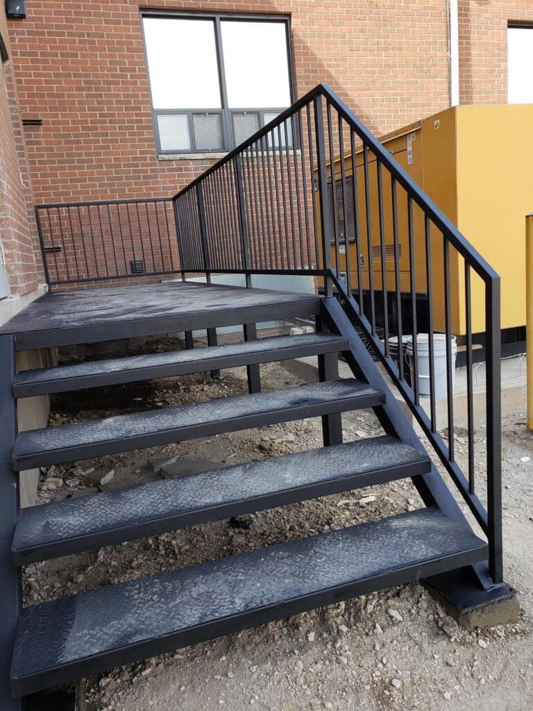 Metal Indoor Staircase in Toronto and GTA. Custom Steel Stairs