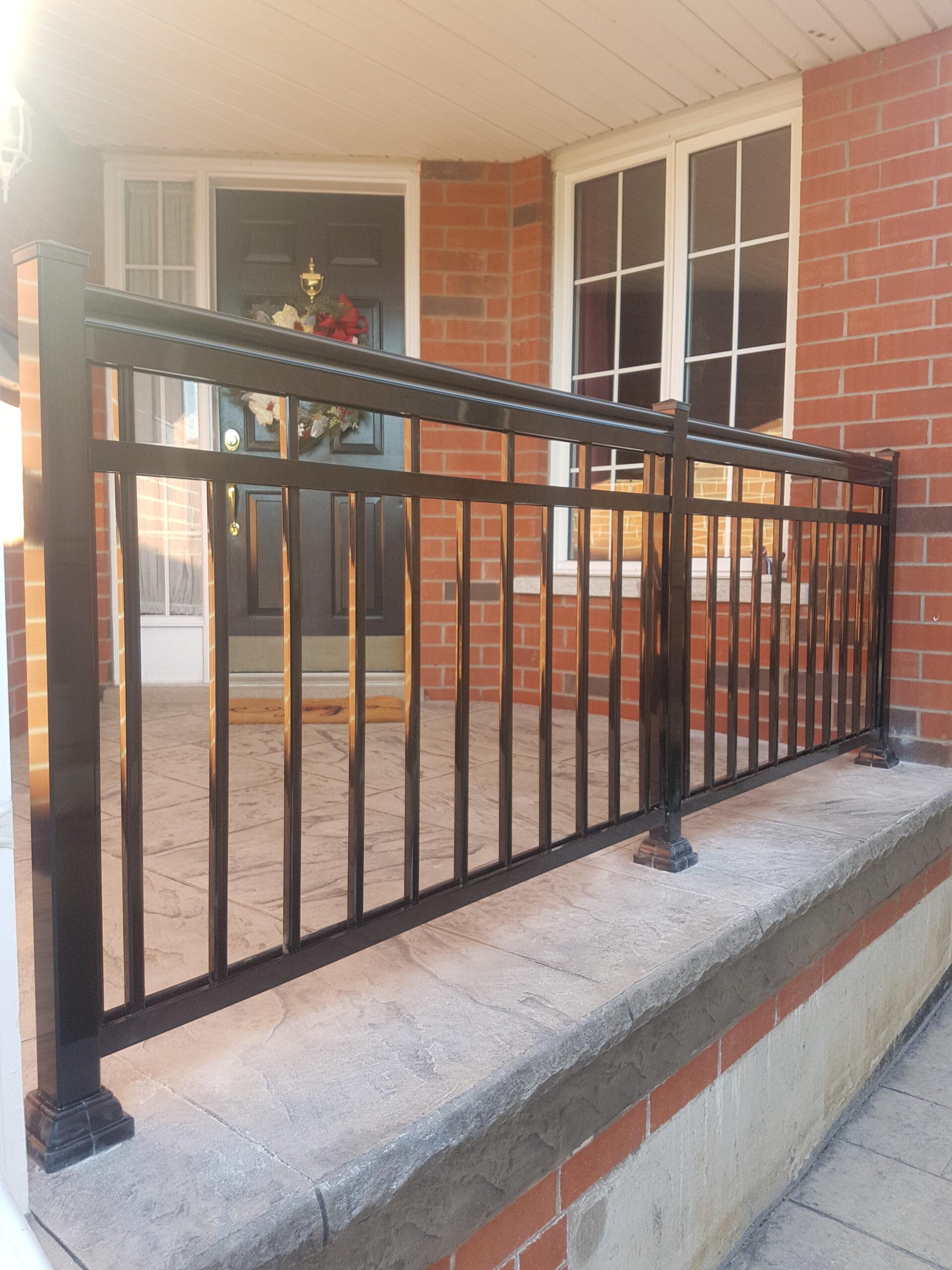 Aluminum Porch Railings in Toronto and GTA