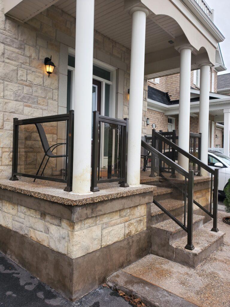 Aluminum Porch Railings in Toronto and GTA
