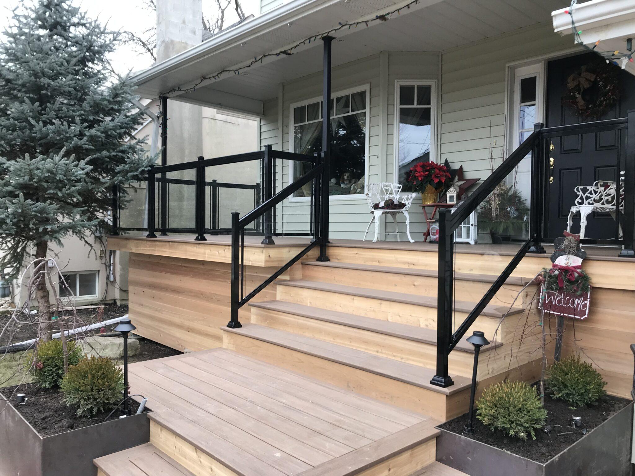 Aluminum Porch Railings in Toronto and GTA