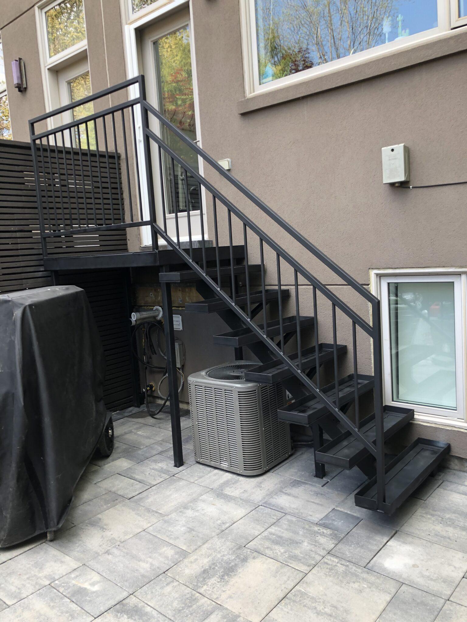 Outdoor Metal Stairs Barrie