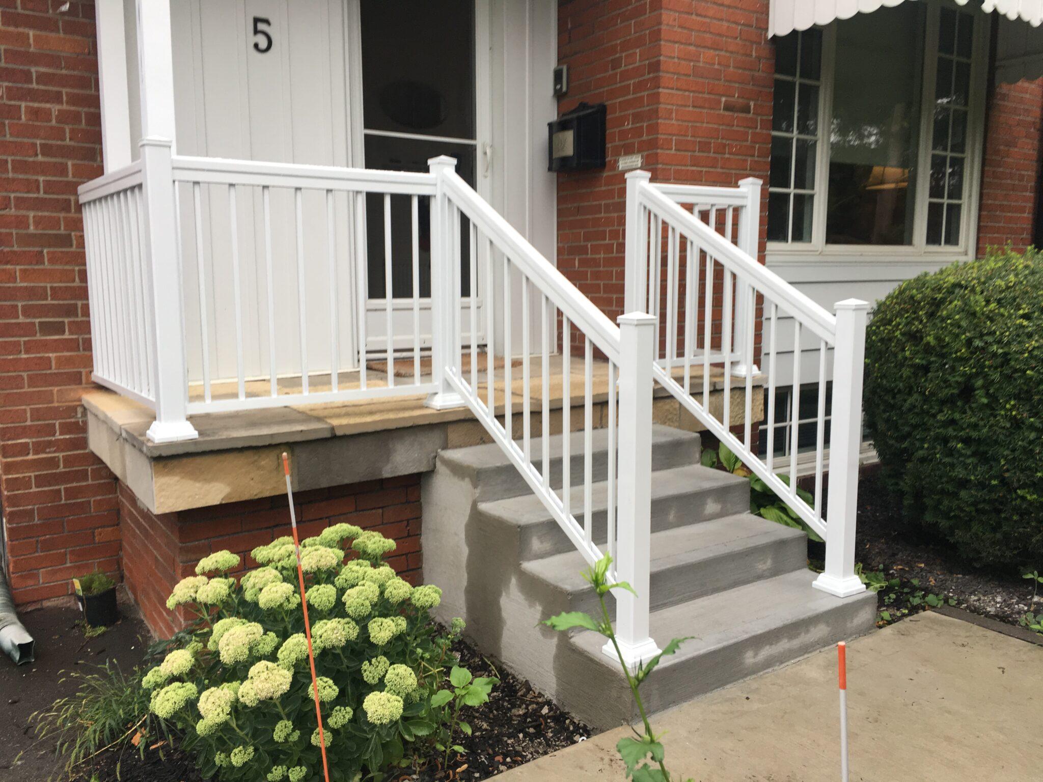 Aluminum Porch Railings in Toronto and GTA