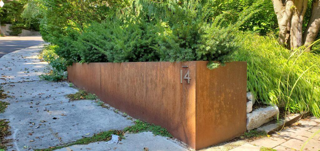 Corten Steel Panels in Toronto and GTA. Facade & Steel sheet